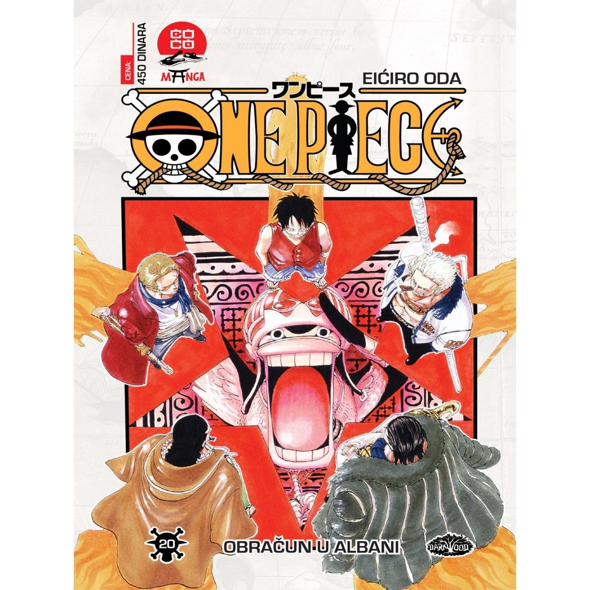 One Piece 20 - Obračun u Albani DARKWOOD Manga | Knjižara Prima