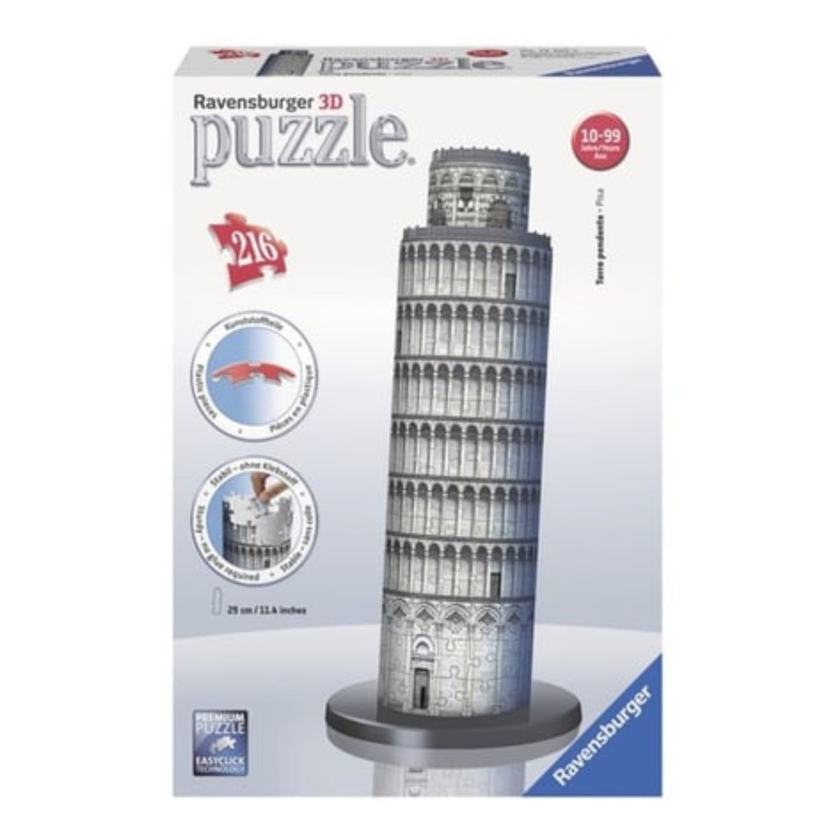 Puzzle 3D RAVENSBURGER Toranj u Pizi | Knjižara Prima