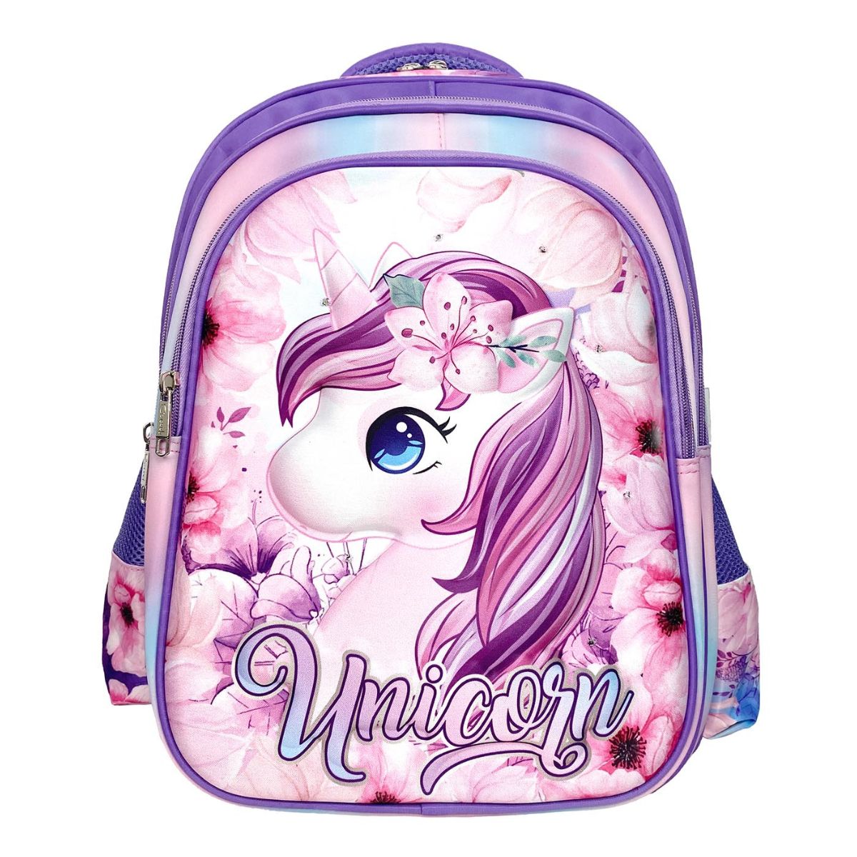 Školski ranac SCOOL 3D sa LED lampicama - Unicorn | Knjižara Prima