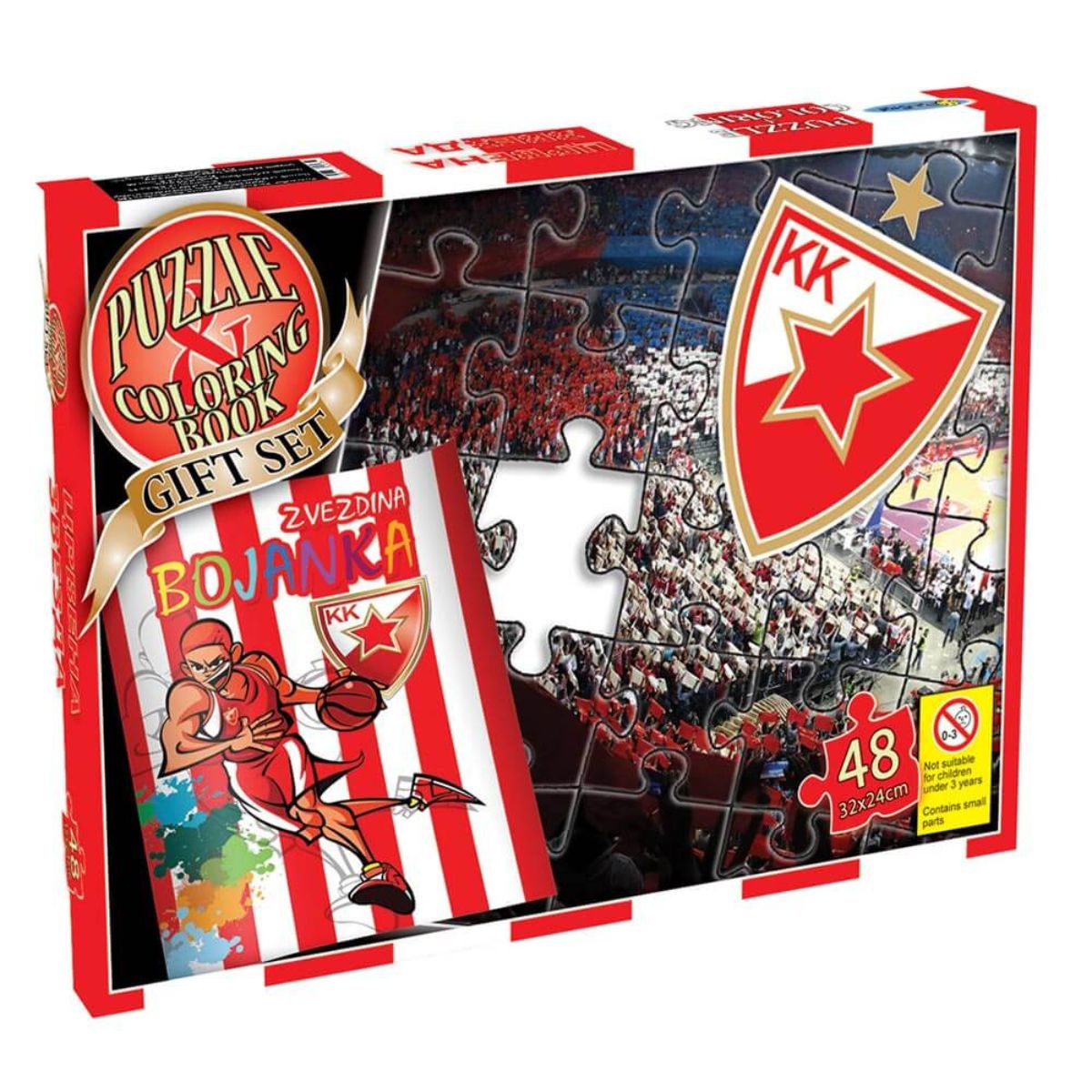 Puzzle + bojanka Crvena zvezda | Knjižara Prima