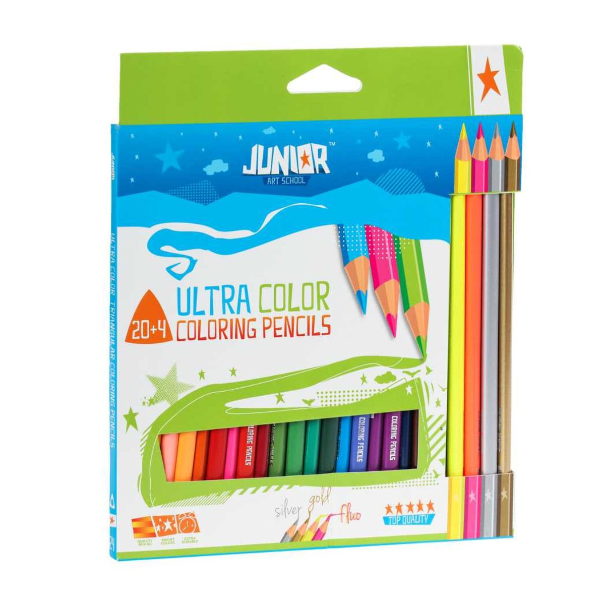 Drvene bojice 20+4 JUNIOR Ultra color | Knjižara Prima