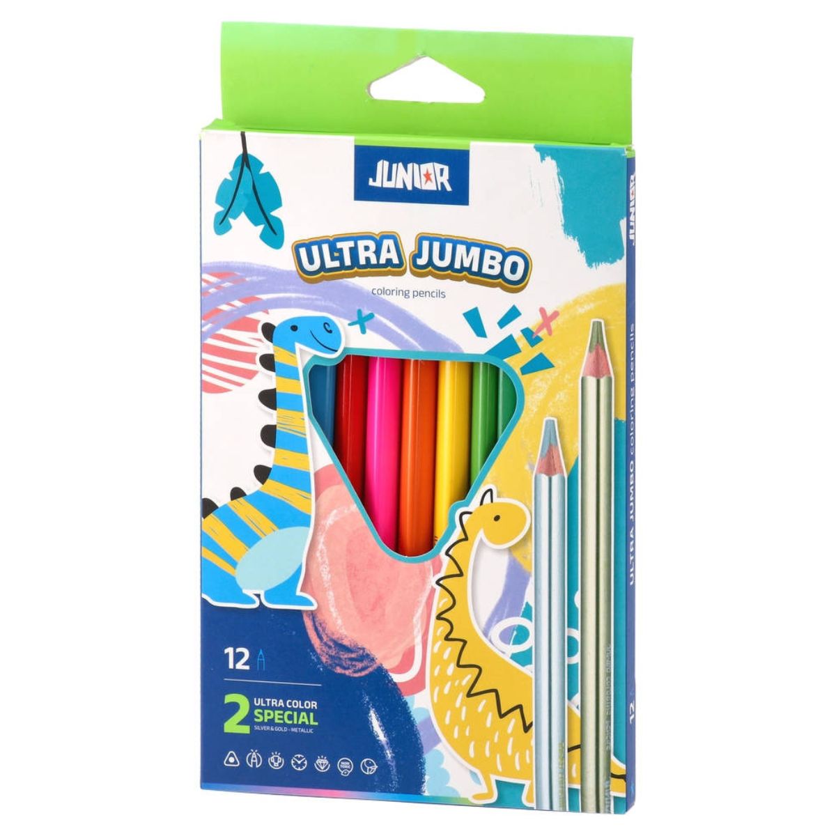 Drvene bojice 12 JUNIOR Ultra Jumbo | Knjižara Prima