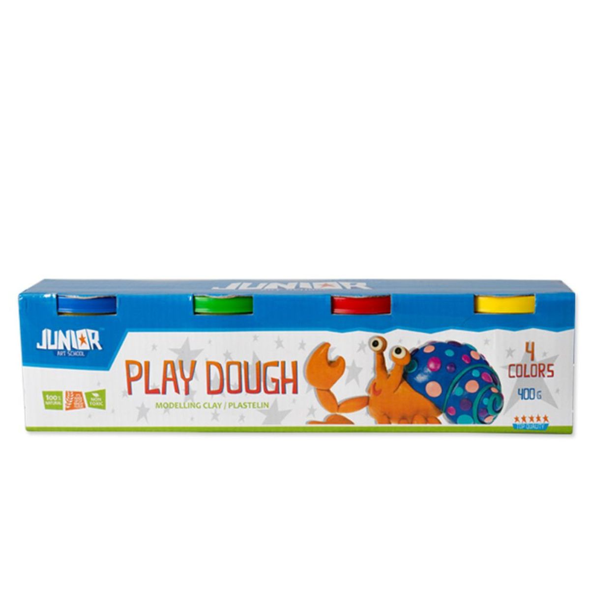 Play dough JUNIOR 4 boje 400g | Knjižara Prima