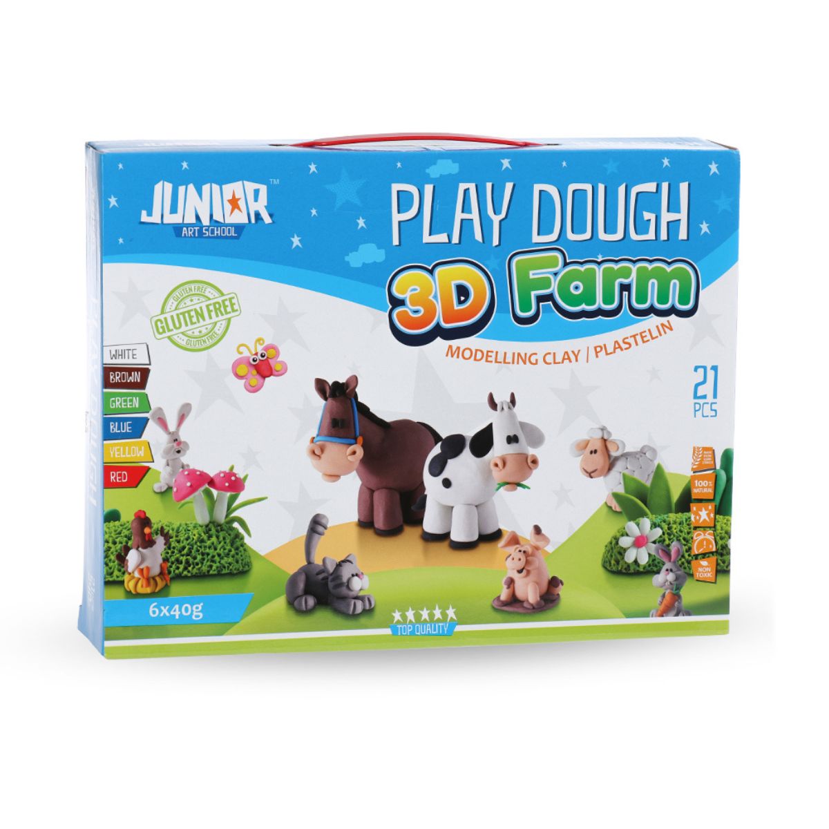 Play dough JUNIOR 3D Farma | Knjižara Prima