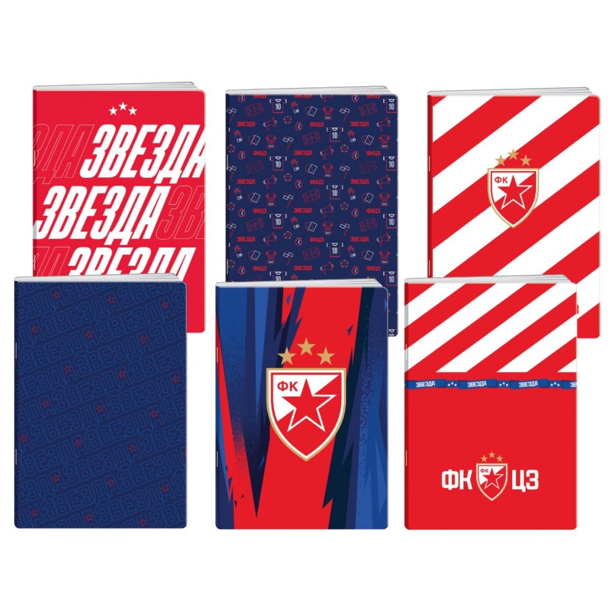 Sveska A4 kocke PLAY Crvena Zvezda | Knjižara Prima