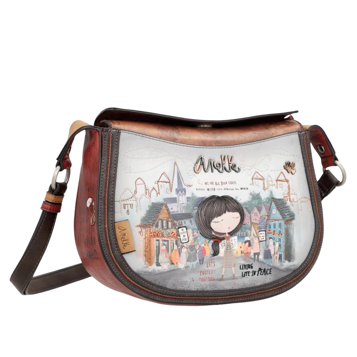 Torba ANEKKE Voice oval shoulder bag | Knjižara Prima