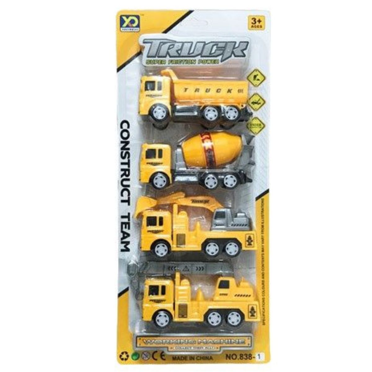 Set kamiona građevinaca 1/4 | Knjižara Prima